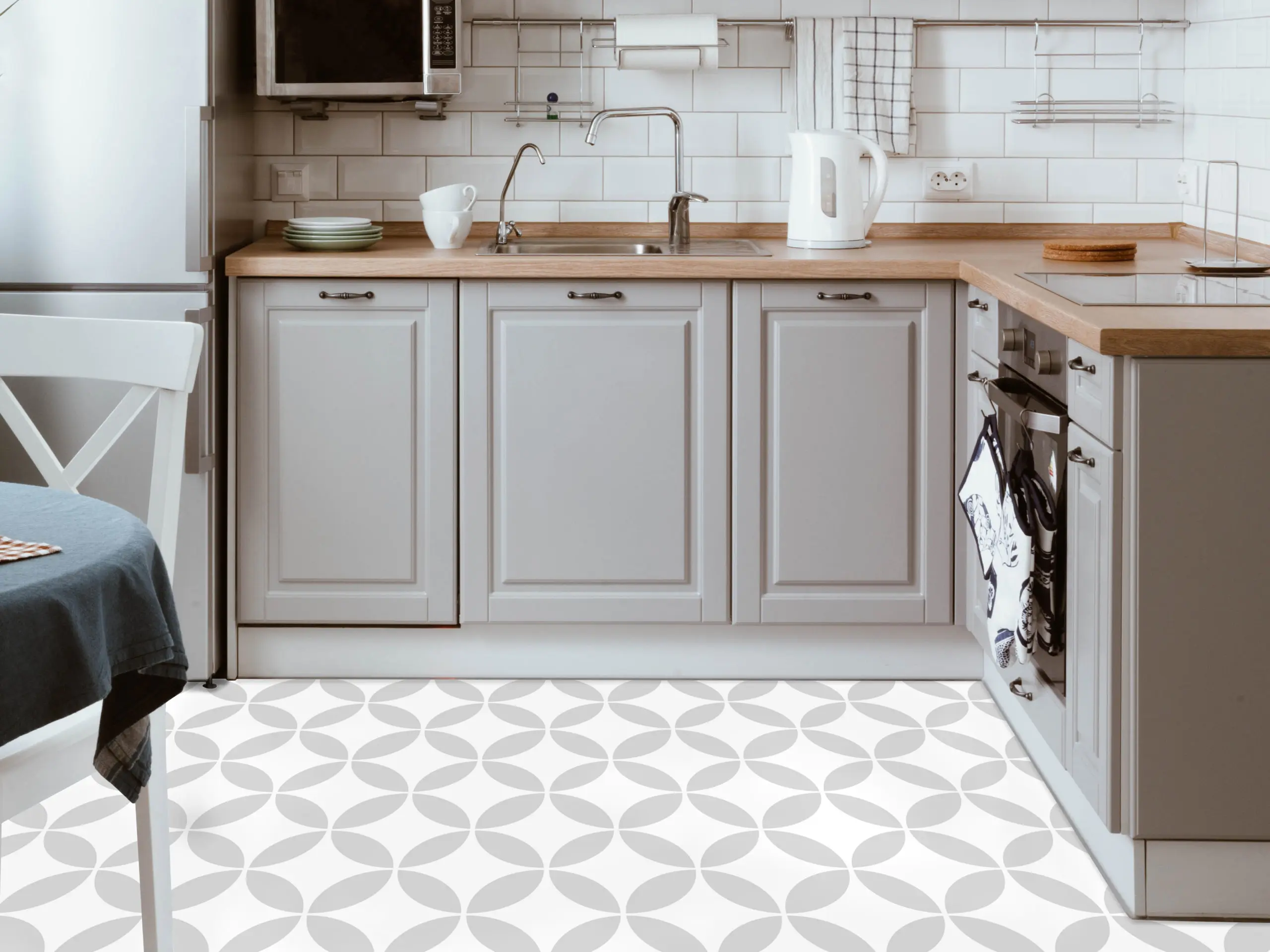 Suelo De Cocina Vintage: Estilo Retro Y Duradero | Cocinas Económicas